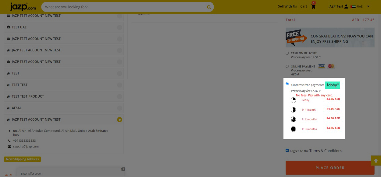 Shop Now, Pay Later with Tabby Installments | Jazp UAE